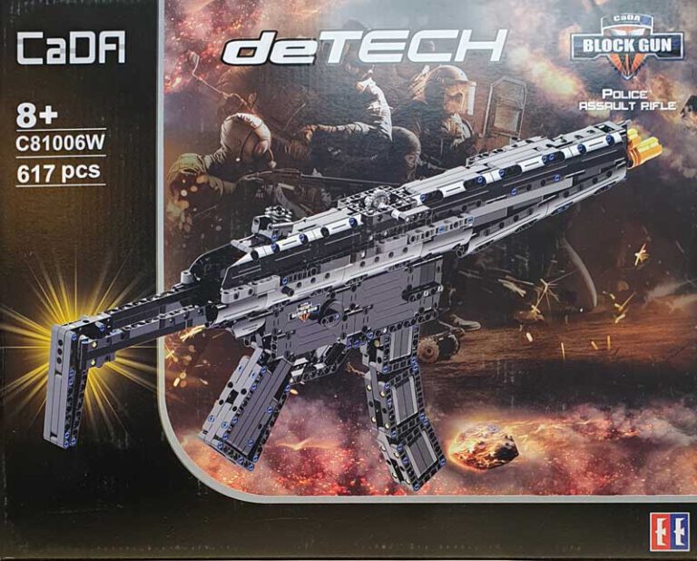 CaDA Police Assault Rifle 81006W aus Klemmbausteinen Review