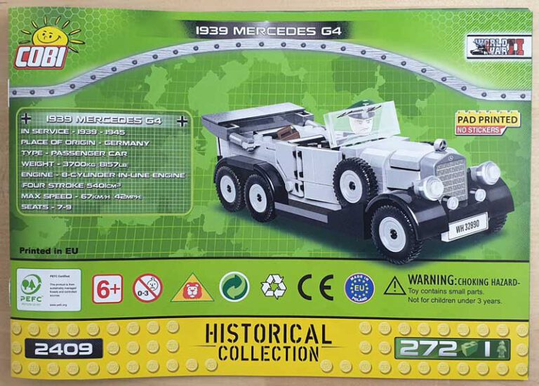 COBI 1939 Mercedes G4 (2409) Review