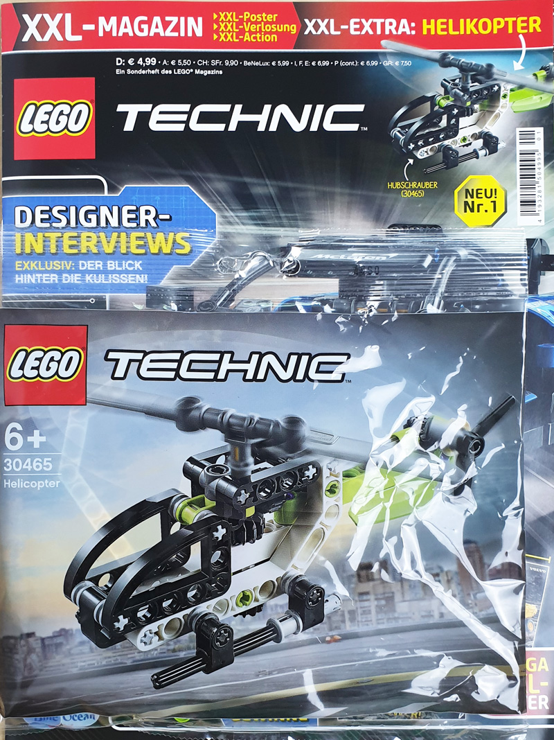 LEGO® Technic™ Magazin Nr. 1 mit Technic™-Helikopter