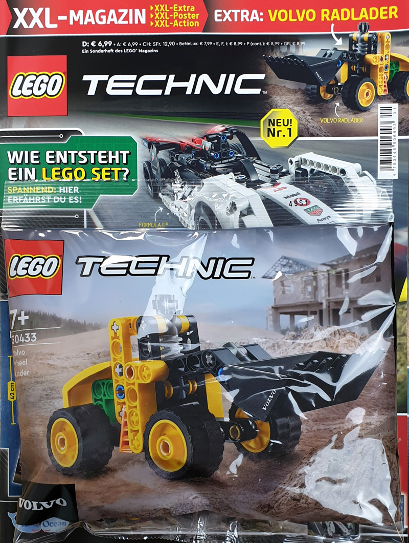 LEGO® Technic™ Magazin XXL 1/2022 mit Volvo Radlader