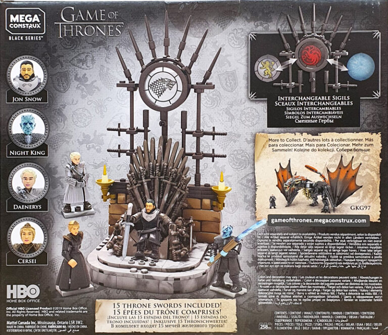 MEGA Construx Game of Thrones The Iron Throne (GKM68) - Review