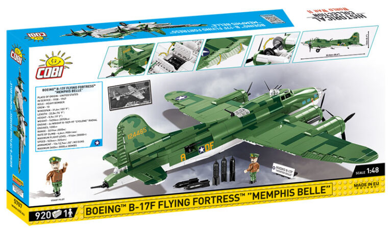 COBI 5749 Boeing B-17F Flying Fortress „Memphis Belle“ erhältlich