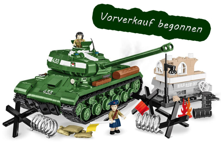 Vorverkauf für COBI 2577 IS-2 Berlin 1945 Limited Edition gestartet