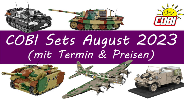 Neue Sets von COBI im August 2023