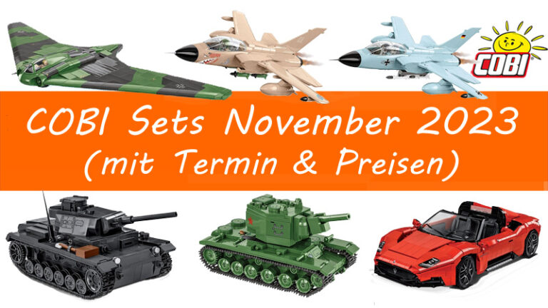 Neue Sets von COBI im November 2023
