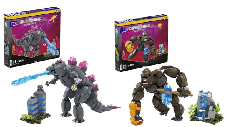 MEGA Construx Godzilla x Kong The New Empire HTR77 und HTR78 für 2024 ...