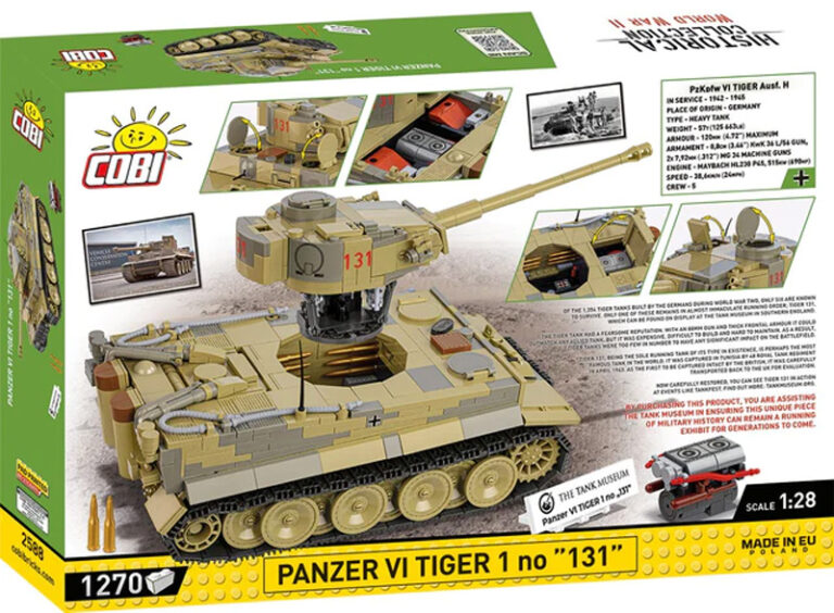 COBI Panzer VI Tiger: Neuheiten 2586, 2587 und 2588 im Vergleich