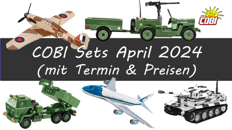 Neue Sets von COBI im April 2024