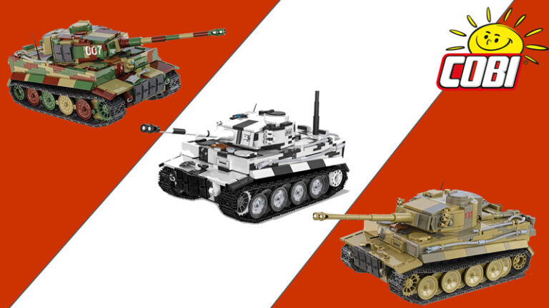 COBI Panzer VI Tiger: Neuheiten 2586, 2587 und 2588 im Vergleich