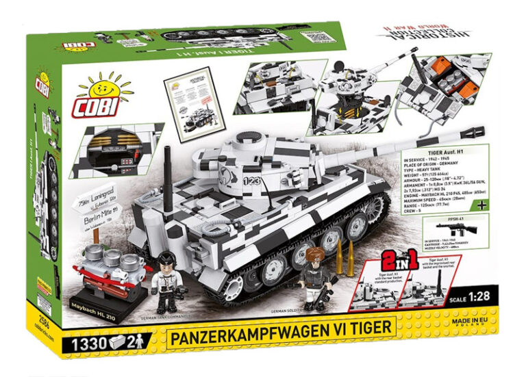 COBI Panzer VI Tiger: Neuheiten 2586, 2587 und 2588 im Vergleich