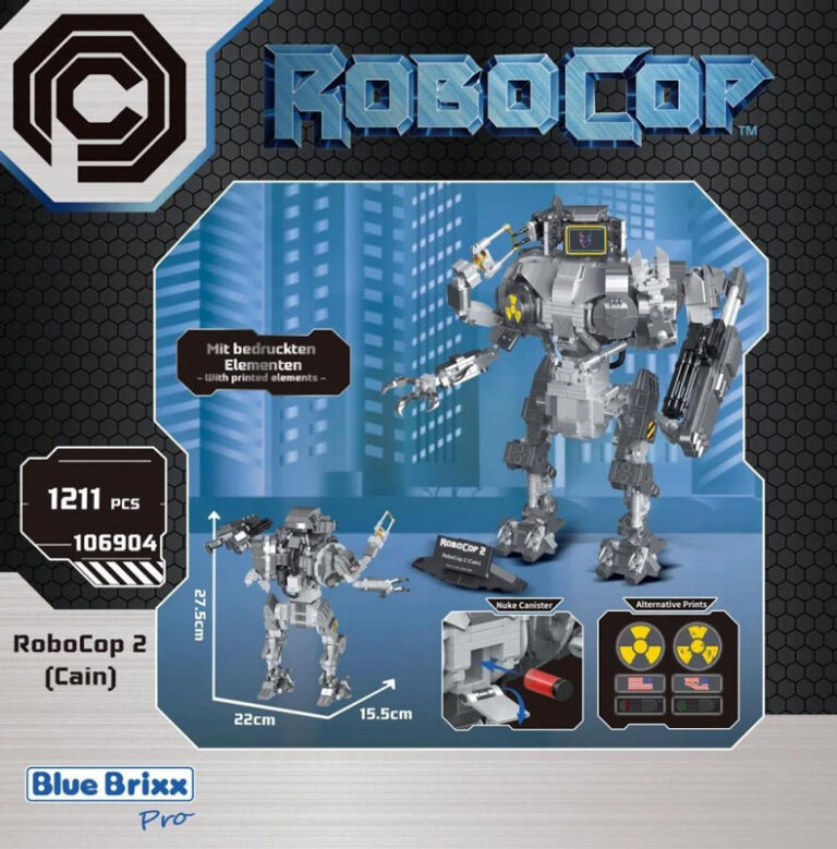 BlueBrixx RoboCop: vier weitere Sets als Ankündigung gelistet