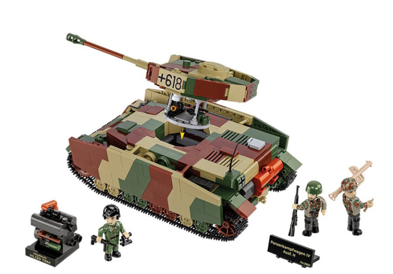 COBI Panzerkampfwagen IV in den Versionen 2591, 2592 und 2593 - Vergleich