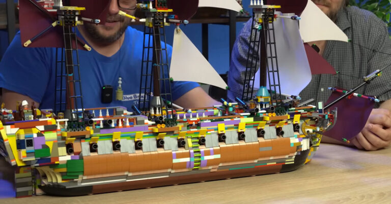 BlueBrixx XXL Piratenschiff: Prototyp der Queen Anne's Revenge vorgestellt