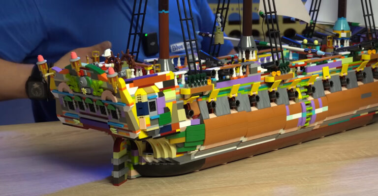 BlueBrixx XXL Piratenschiff: Prototyp der Queen Anne's Revenge vorgestellt