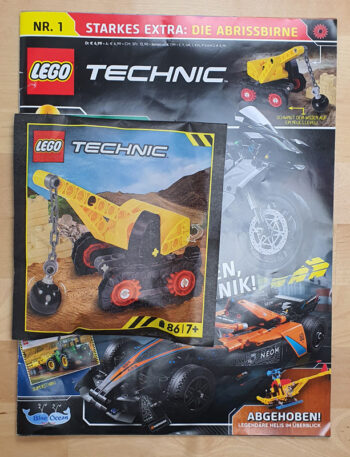 LEGO Technic Magazin Nr. 1 /2024 mit Abrissbirne