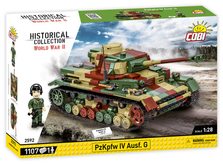 COBI Panzerkampfwagen IV in den Versionen 2591, 2592 und 2593 - Vergleich