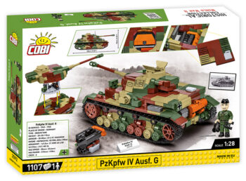 COBI Panzerkampfwagen IV in den Versionen 2591, 2592 und 2593 - Vergleich