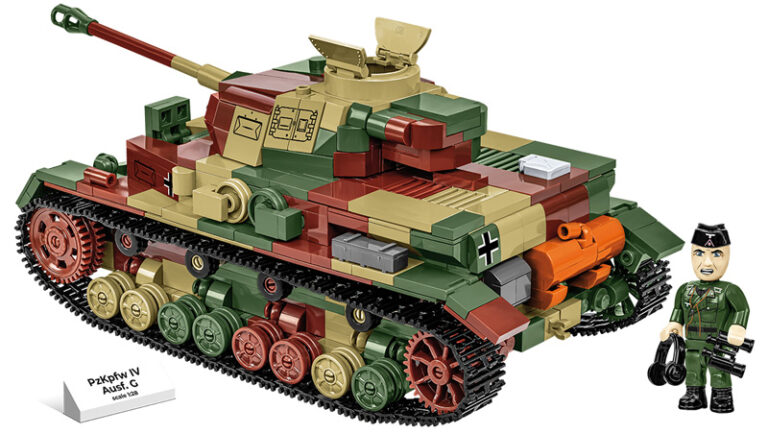 COBI Panzerkampfwagen IV in den Versionen 2591, 2592 und 2593 - Vergleich