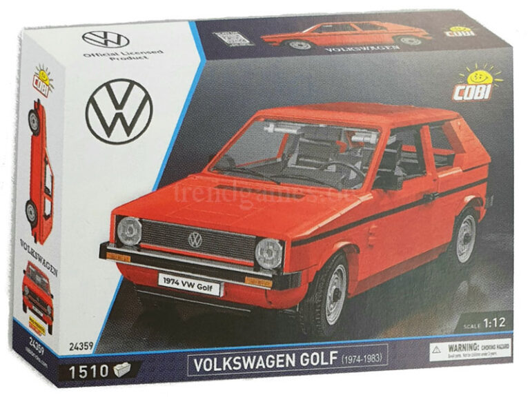 COBI Volkswagen Golf: Setbilder zu allen drei 1:12 Modellen