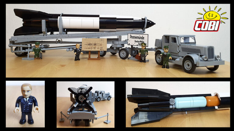 COBI V2-Rakete mit Meillerwagen und SS100 Transporter Limited Edition ...
