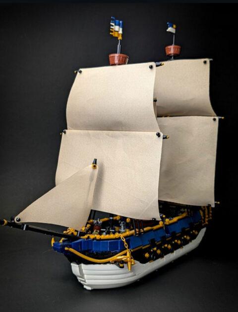 Fregatte der Admiralität 107823 von BlueBrixx ergänzt die ...