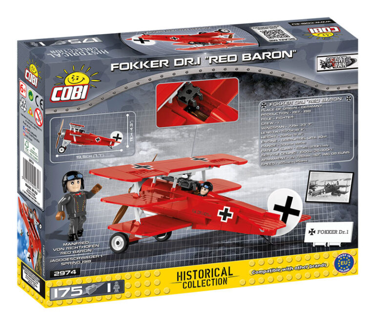 COBI 2996: Fokker DR. 1 Roter Baron erhält vierte Version - Überblick