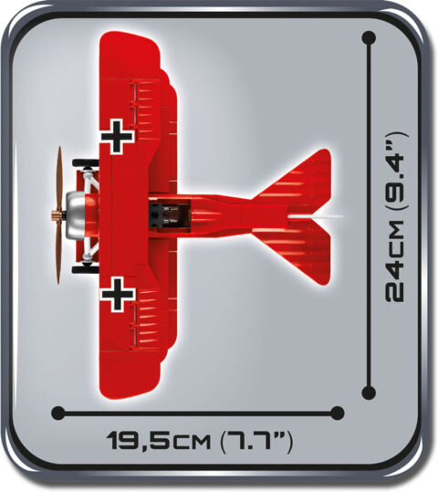 COBI 2996: Fokker DR. 1 Roter Baron erhält vierte Version - Überblick