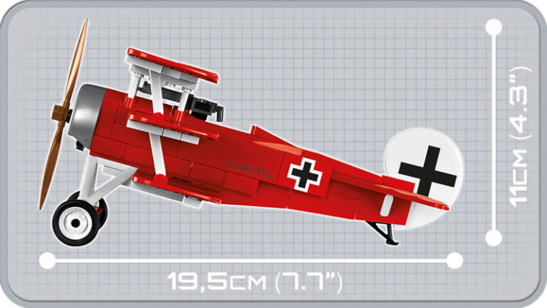 COBI 2996: Fokker DR. 1 Roter Baron erhält vierte Version - Überblick