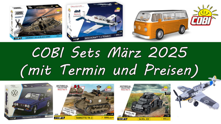 Neue Sets von COBI im März 2025