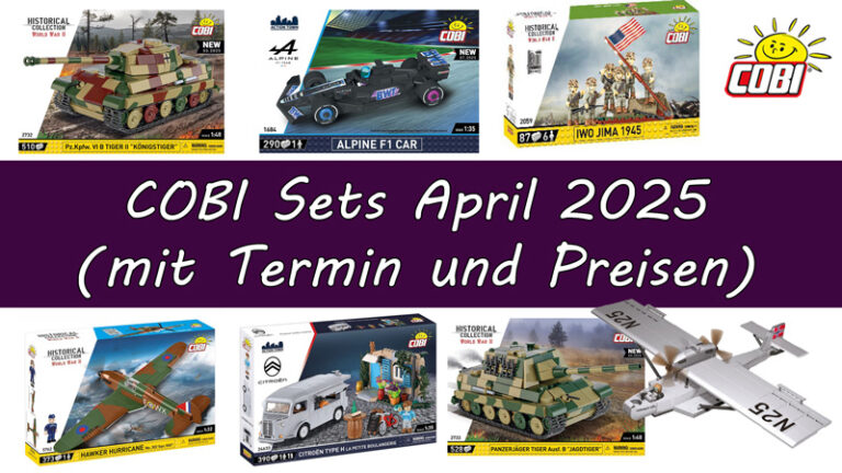 Neue Sets von COBI im April 2025
