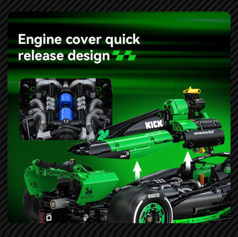 Cada Klemmbausteine CADA C64010 | KICK SAUBER F1 Team C44 Technic ...